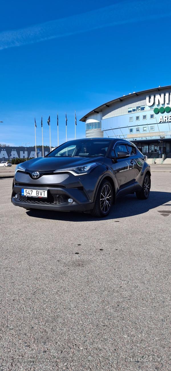 Grey Toyota C-HR 2017 in Tallinn, with an engine capacity of 1.20 L and mileage of 67 thousand km for 17000 €, photo 1 on AUTOMOTO.COM.LV