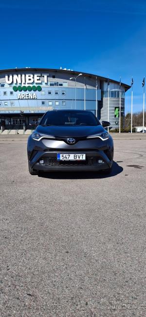 Grey Toyota C-HR 2017 in Tallinn, with an engine capacity of 1.20 L and mileage of 67 thousand km for 17000 €, photo 3 on AUTOMOTO.COM.LV