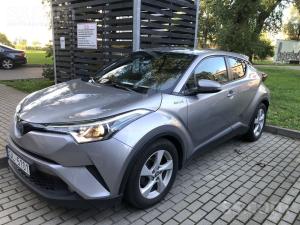 Grey Toyota C-HR 2018 in Liepaja, with an engine capacity of 1.80 L and mileage of 110 thousand km for 15500 €, photo  on AUTOMOTO.COM.LV