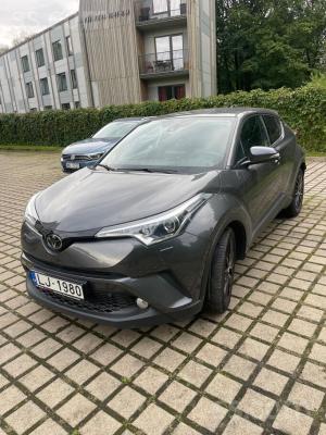 Grey Toyota C-HR 2018 in Riga, with an engine capacity of 1.20 L and mileage of 47 thousand km for 15000 €, photo  on AUTOMOTO.COM.LV