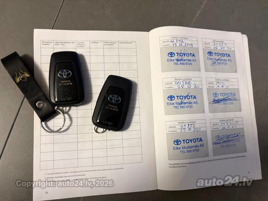 Pelēks Toyota C-HR 2019 Tallina, ar dzinēja tilpumu 1.80 L un nobraukumu 240 tūkst. km par 13200 €, foto 14 vietnē AUTOMOTO.COM.LV