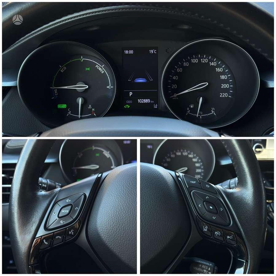 Grey Toyota C-HR 2020 in Vilnius, with an engine capacity of 1.80 L and mileage of 102 thousand km for 21450 €, photo 31 on AUTOMOTO.COM.LV