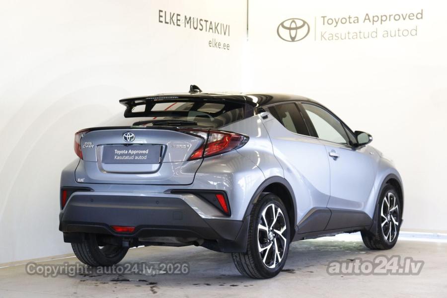 Grey Toyota C-HR 2021 in Tallinn, with an engine capacity of 1.80 L and mileage of 59 thousand km for 21900 €, photo 3 on AUTOMOTO.COM.LV