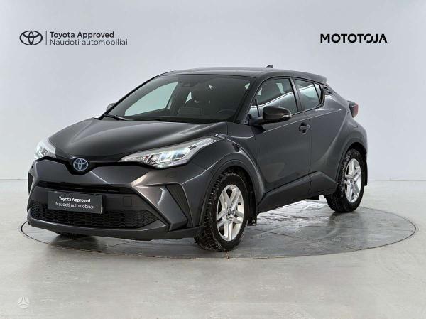 Grey Toyota C-HR 2022 in Vilnius, with an engine capacity of 1.80 L and mileage of 107 thousand km for 20900 €, photo 1 on AUTOMOTO.COM.LV