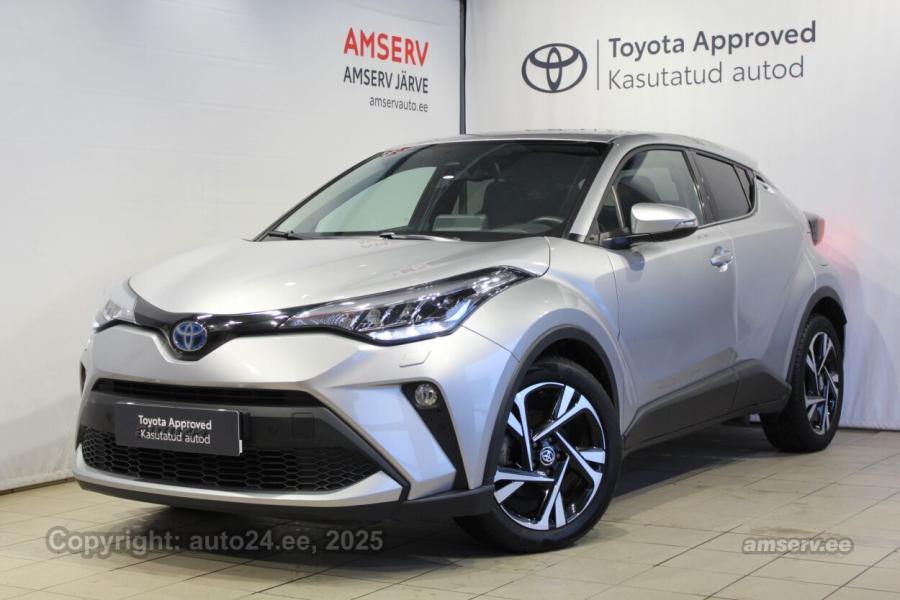 Grey Toyota C-HR 2023 in Tallinn, with an engine capacity of 1.80 L and mileage of 27 thousand km for 25790 €, photo 1 on AUTOMOTO.COM.LV