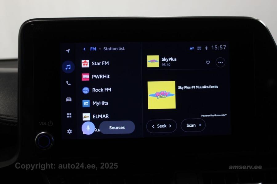 Grey Toyota C-HR 2023 in Tallinn, with an engine capacity of 1.80 L and mileage of 27 thousand km for 25790 €, photo 17 on AUTOMOTO.COM.LV