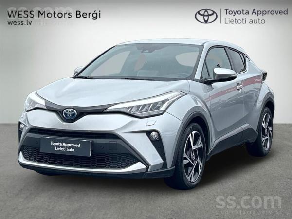 Grey Toyota C-HR 2023 in Riga, with an engine capacity of 1.80 L and mileage of 51 thousand km for 22990 €, photo 1 on AUTOMOTO.COM.LV