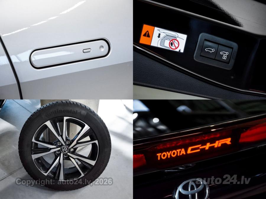 Pelēks Toyota C-HR 2023 Tallina, ar dzinēja tilpumu 2.00 L un nobraukumu 34 tūkst. km par 38900 €, foto 29 vietnē AUTOMOTO.COM.LV