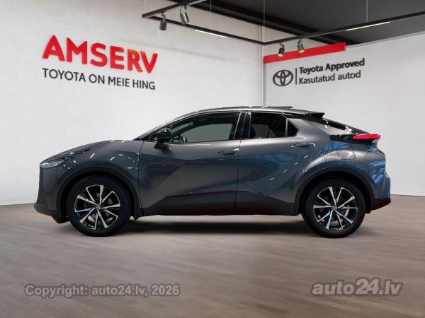Grey Toyota C-HR 2024 in Parnu, with an engine capacity of 1.80 L and mileage of 25 thousand km for 28990 €, photo 3 on AUTOMOTO.COM.LV