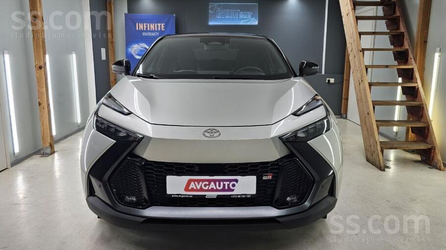Grey Toyota C-HR 2024 in Tallinn, with an engine capacity of 2.00 L and mileage of 56 thousand km for 34995 €, photo 1 on AUTOMOTO.COM.LV