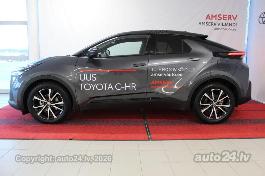 Серый Тойота C-HR 2025 в Вильянди, объемом двигателя 1.80 л и пробегом 6 тыс. км за 35490 €, фото 3 на AUTOMOTO.COM.LV