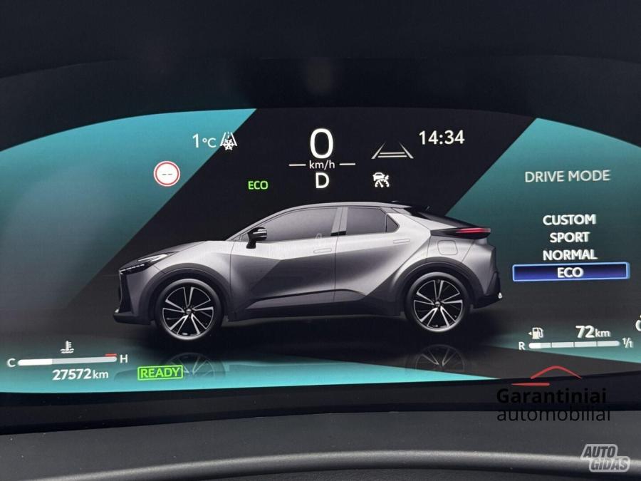 Серый Тойота C-HR 2025 в Авиженяй, объемом двигателя 1.80 л и пробегом 28 тыс. км за 27950 €, фото 13 на AUTOMOTO.COM.LV