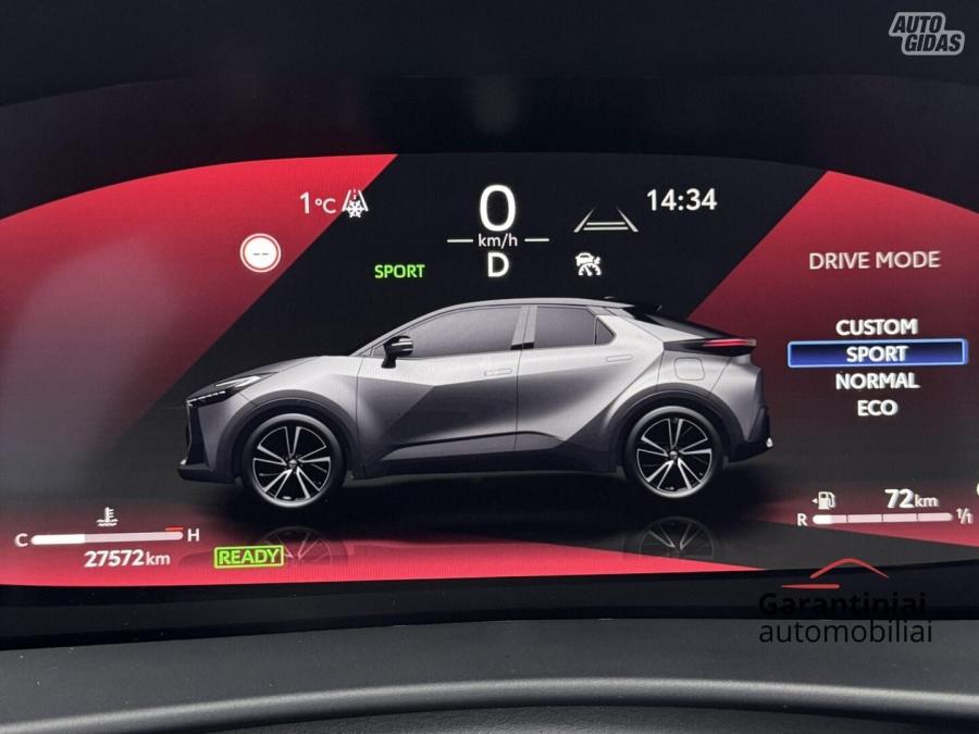 Серый Тойота C-HR 2025 в Авиженяй, объемом двигателя 1.80 л и пробегом 28 тыс. км за 27950 €, фото 14 на AUTOMOTO.COM.LV