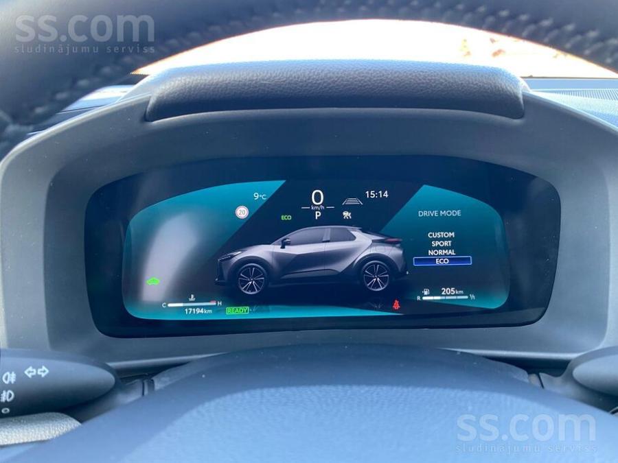 Pelēks Toyota C-HR 2025 Rīga, ar dzinēja tilpumu 1.80 L un nobraukumu 19 tūkst. km par 28400 €, foto 17 vietnē AUTOMOTO.COM.LV