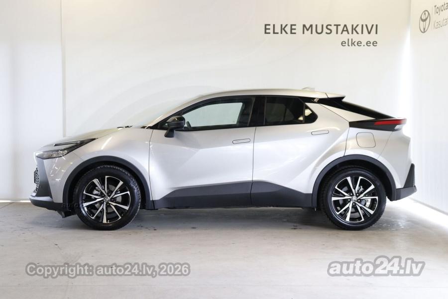 Grey Toyota C-HR 2025 in Tallinn, with an engine capacity of 1.80 L and mileage of 28 thousand km for 28700 €, photo 4 on AUTOMOTO.COM.LV