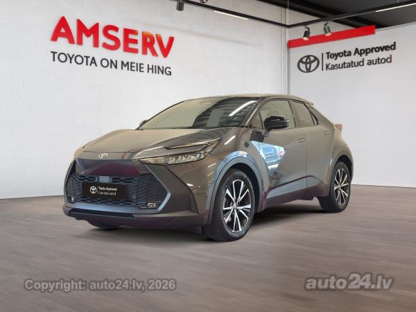 Grey Toyota C-HR 2025 in Tartu, with an engine capacity of 1.80 L and mileage of 23 thousand km for 28990 €, photo 1 on AUTOMOTO.COM.LV