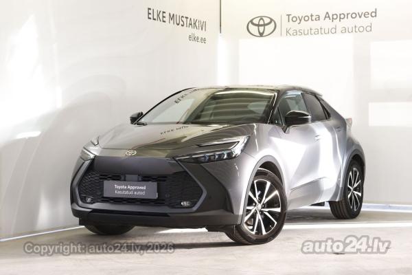 Pelēks Toyota C-HR 2025 Tallina, ar dzinēja tilpumu 1.99 L un nobraukumu 37 tūkst. km par 35800 €, foto  vietnē AUTOMOTO.COM.LV
