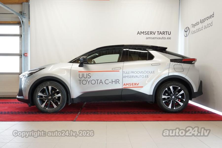 Pelēks Toyota C-HR 2026 Tartu, ar dzinēja tilpumu 1.80 L un nobraukumu 10 tūkst. km par 37900 €, foto 4 vietnē AUTOMOTO.COM.LV