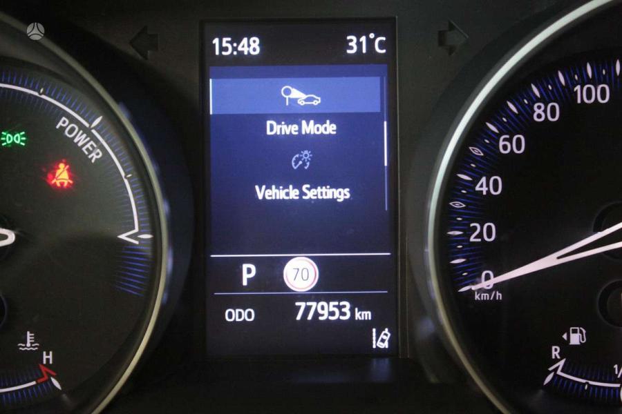 Grey Toyota C-HR 2021 in Kaunas, with an engine capacity of 1.80 L and mileage of 78 thousand km for 21900 €, photo 27 on AUTOMOTO.COM.LV