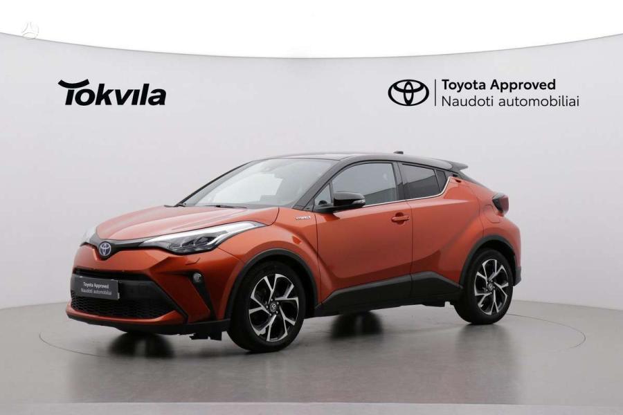 Oranžs Toyota C-HR 2021 Viļņa, ar dzinēja tilpumu 1.80 L un nobraukumu 28 tūkst. km par 24900 €, foto 1 vietnē AUTOMOTO.COM.LV