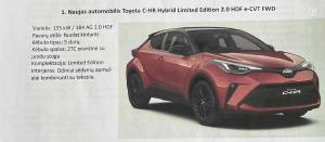 Orange Toyota C-HR 2021 in Panevezys, with an engine capacity of 1.99 L and mileage of 80 thousand km for 25000 €, photo 13 on AUTOMOTO.COM.LV
