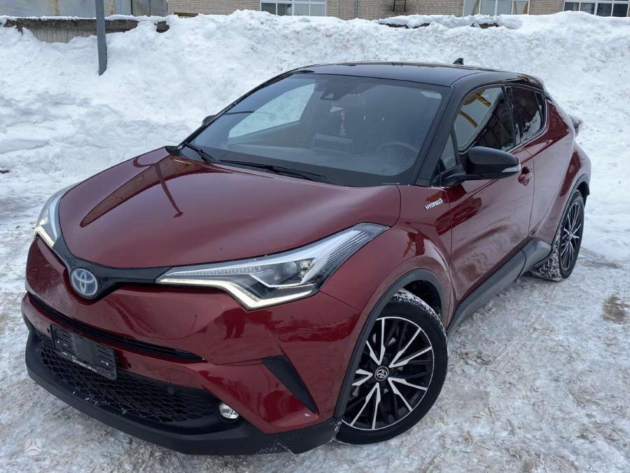 Sarkans Toyota C-HR 2017 Viļņa, ar dzinēja tilpumu 1.80 L un nobraukumu 180 tūkst. km par 15500 €, foto 2 vietnē AUTOMOTO.COM.LV