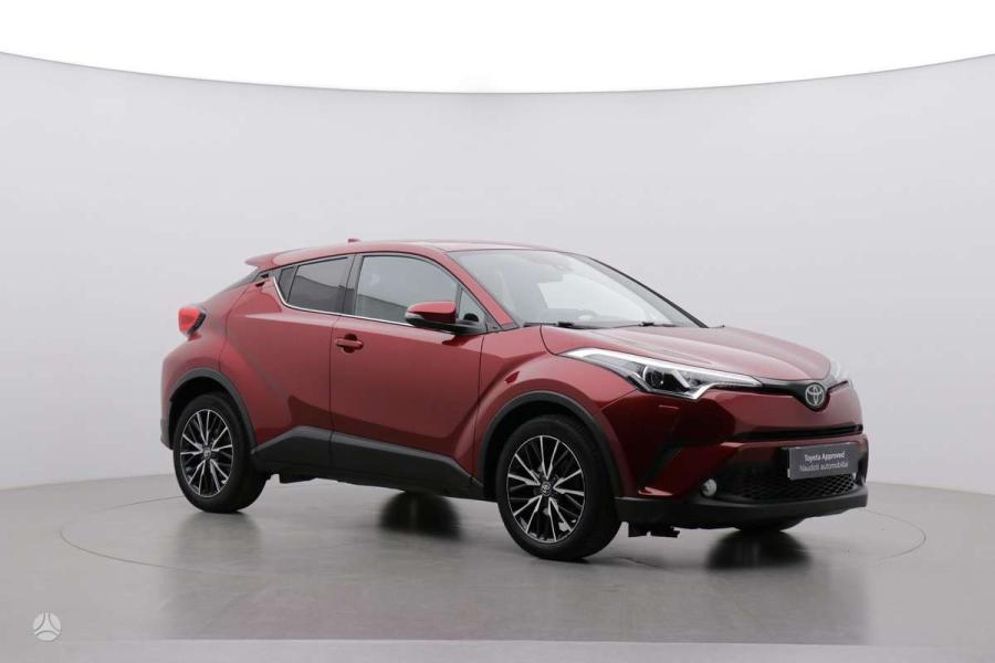 Red Toyota C-HR 2018 in Vilnius, with an engine capacity of 1.20 L and mileage of 98 thousand km for 16900 €, photo 19 on AUTOMOTO.COM.LV