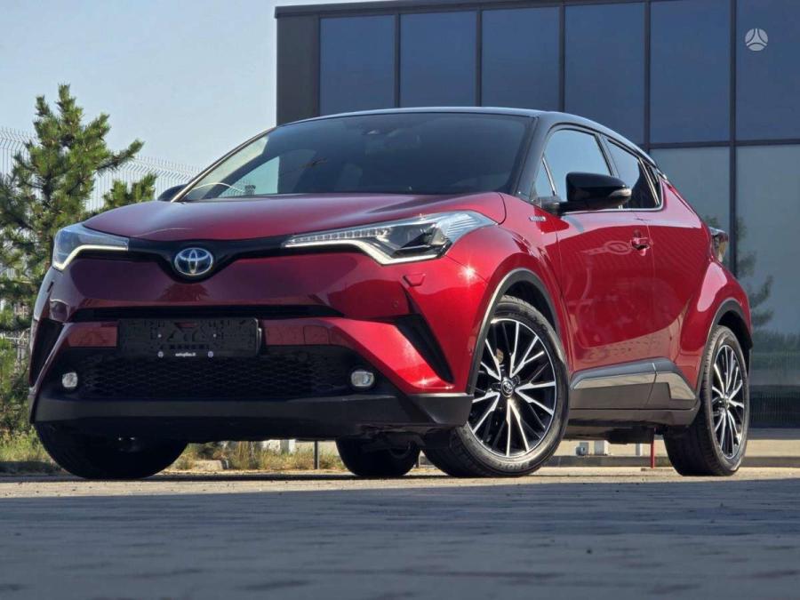 Sarkans Toyota C-HR 2018 Šauļi, ar dzinēja tilpumu 1.80 L un nobraukumu 154 tūkst. km par 17400 €, foto 5 vietnē AUTOMOTO.COM.LV