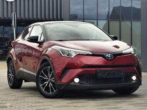 Sarkans Toyota C-HR 2018 Šauļi, ar dzinēja tilpumu 1.80 L un nobraukumu 165 tūkst. km par 14950 €, foto  vietnē AUTOMOTO.COM.LV