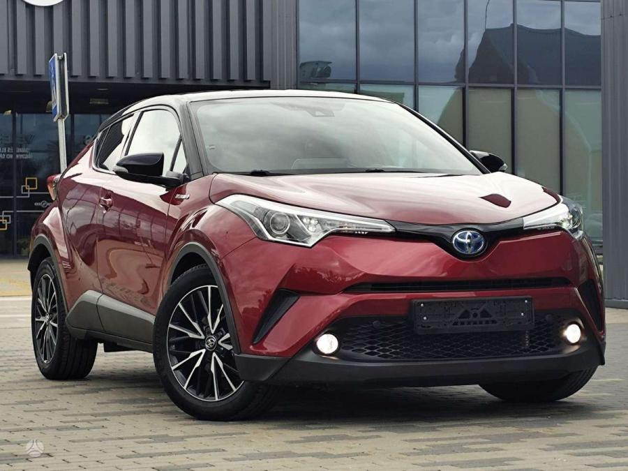 Sarkans Toyota C-HR 2018 Šauļi, ar dzinēja tilpumu 1.80 L un nobraukumu 165 tūkst. km par 14950 €, foto 1 vietnē AUTOMOTO.COM.LV