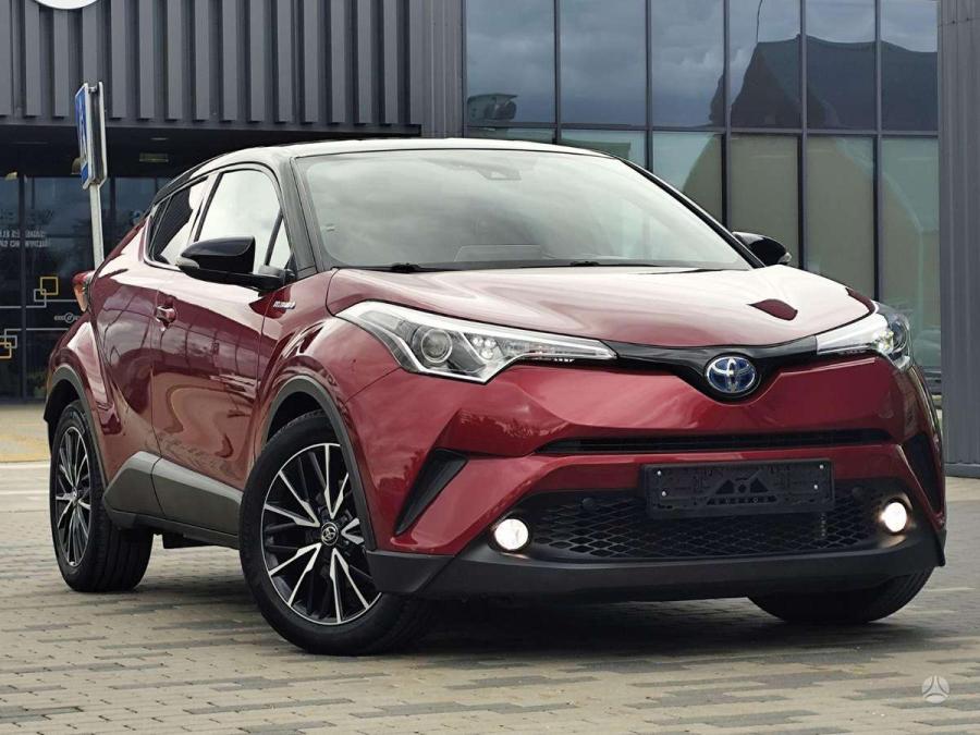 Sarkans Toyota C-HR 2018 Šauļi, ar dzinēja tilpumu 1.80 L un nobraukumu 165 tūkst. km par 14950 €, foto 4 vietnē AUTOMOTO.COM.LV
