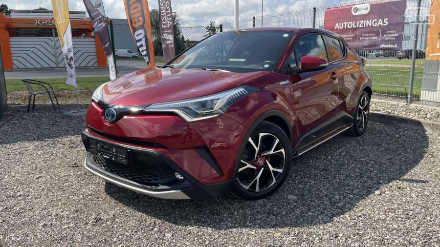 Sarkans Toyota C-HR 2019 Marijampole, ar dzinēja tilpumu 1.80 L un nobraukumu 180 tūkst. km par 15900 €, foto 1 vietnē AUTOMOTO.COM.LV