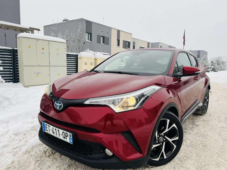 Sarkans Toyota C-HR 2020 Kauņa, ar dzinēja tilpumu 1.80 L un nobraukumu 55 tūkst. km par 18300 €, foto 4 vietnē AUTOMOTO.COM.LV