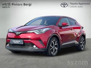 Red Toyota C-HR 2020 in Riga, with an engine capacity of 1.20 L and mileage of 178 thousand km for 15990 €, photo  on AUTOMOTO.COM.LV