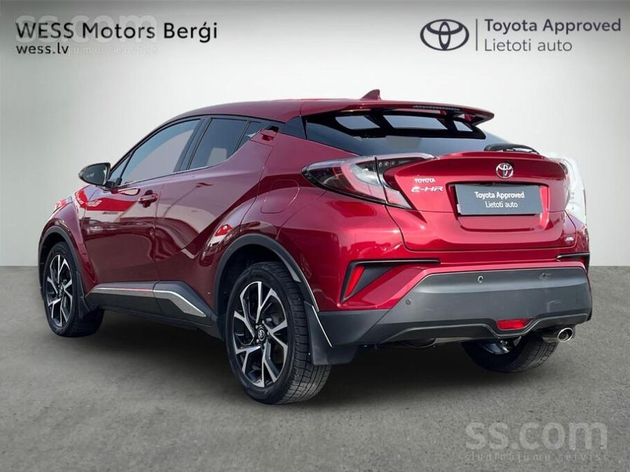 Red Toyota C-HR 2020 in Riga, with an engine capacity of 1.20 L and mileage of 178 thousand km for 15990 €, photo 23 on AUTOMOTO.COM.LV