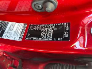 Red Toyota C-HR 2020 in Siauliai, with an engine capacity of 1.99 L and mileage of 40 thousand km for 21900 €, photo 25 on AUTOMOTO.COM.LV