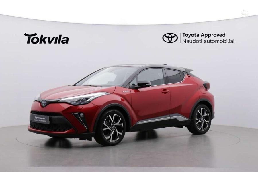 Красный Тойота C-HR 2021 в Вильнюс, объемом двигателя 1.80 л и пробегом 97 тыс. км за 22600 €, фото 1 на AUTOMOTO.COM.LV