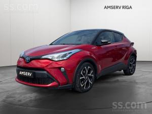 Sarkans Toyota C-HR 2021 Rīga, ar dzinēja tilpumu 1.80 L un nobraukumu 69 tūkst. km par 20500 €, foto  vietnē AUTOMOTO.COM.LV