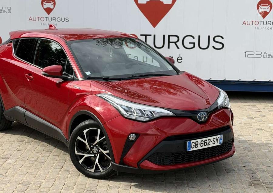Sarkans Toyota C-HR 2021 Tauragė, ar dzinēja tilpumu 1.80 L un nobraukumu 66 tūkst. km par 18800 €, foto 3 vietnē AUTOMOTO.COM.LV