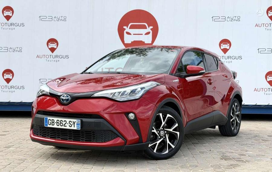 Sarkans Toyota C-HR 2021 Tauragė, ar dzinēja tilpumu 1.80 L un nobraukumu 66 tūkst. km par 18800 €, foto 4 vietnē AUTOMOTO.COM.LV