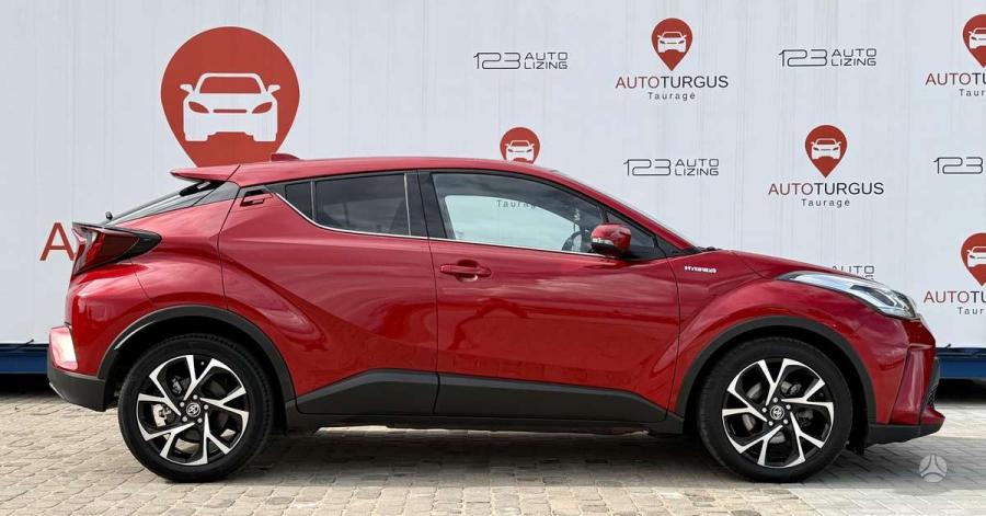 Sarkans Toyota C-HR 2021 Tauragė, ar dzinēja tilpumu 1.80 L un nobraukumu 66 tūkst. km par 18800 €, foto 14 vietnē AUTOMOTO.COM.LV