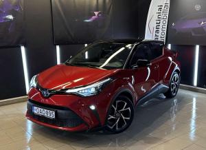 Red Toyota C-HR 2022 in Vilnius, with an engine capacity of 1.80 L and mileage of 61 thousand km for 23250 €, photo  on AUTOMOTO.COM.LV