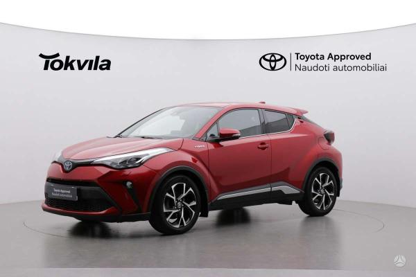 Sarkans Toyota C-HR 2022 Viļņa, ar dzinēja tilpumu 1.80 L un nobraukumu 76 tūkst. km par 23900 €, foto 1 vietnē AUTOMOTO.COM.LV
