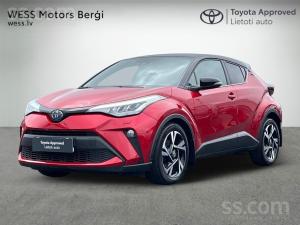 Sarkans Toyota C-HR 2022 Rīga, ar dzinēja tilpumu 1.80 L un nobraukumu 41 tūkst. km par 23990 €, foto  vietnē AUTOMOTO.COM.LV
