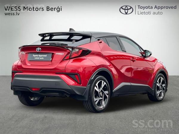 Toyota C-HR 2022 Rīga vietnē Sarkans Toyota C-HR 2022 Rīga, ar dzinēja tilpumu 1.80 L un nobraukumu 41 tūkst. km par 23990 €, foto 3 vietnē AUTOMOTO.COM.LV