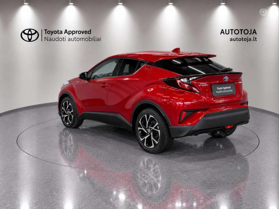 Sarkans Toyota C-HR 2022 Kauņa, ar dzinēja tilpumu 1.80 L un nobraukumu 49 tūkst. km par 23500 €, foto 18 vietnē AUTOMOTO.COM.LV