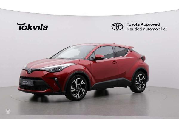 Красный Тойота C-HR 2023 в Вильнюс, объемом двигателя 1.80 л и пробегом 62 тыс. км за 26500 €, фото 1 на AUTOMOTO.COM.LV