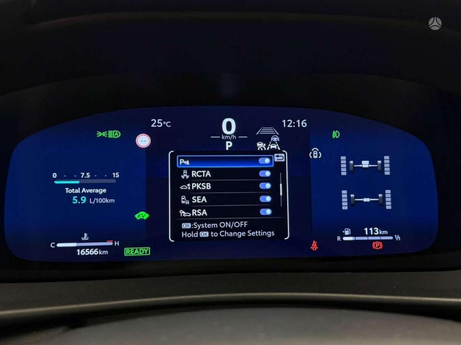 Красный Тойота C-HR 2024 в Паневежис, объемом двигателя 1.99 л и пробегом 17 тыс. км за 36990 €, фото 29 на AUTOMOTO.COM.LV