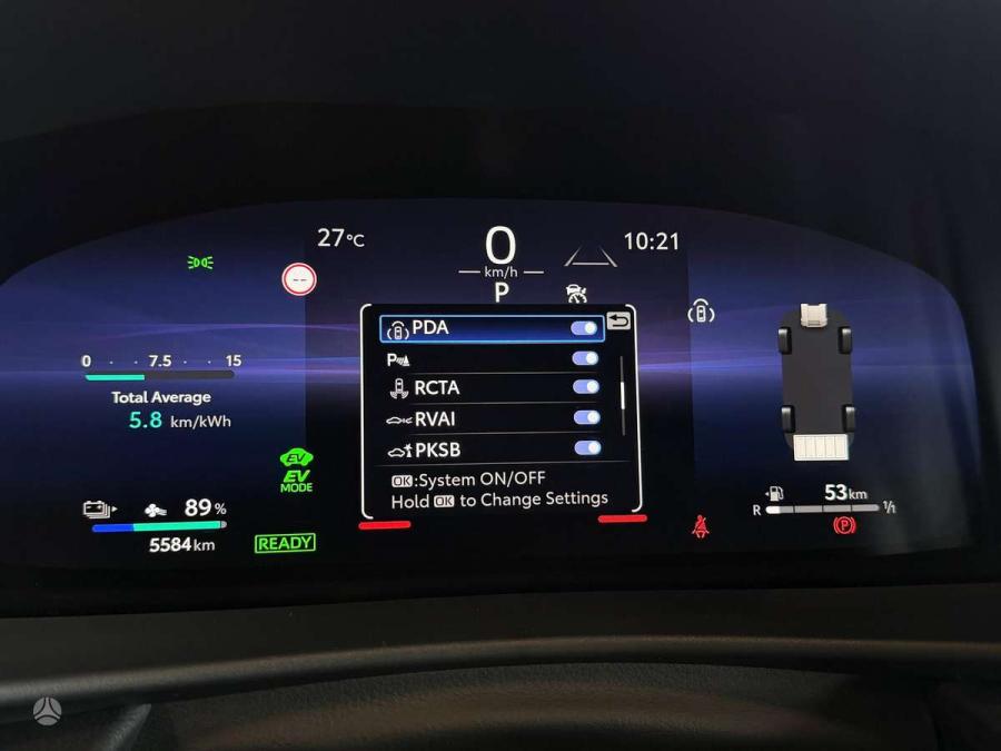 Sarkans Toyota C-HR 2025 Panevēža, ar dzinēja tilpumu 1.99 L un nobraukumu 6 tūkst. km par 37490 €, foto 28 vietnē AUTOMOTO.COM.LV