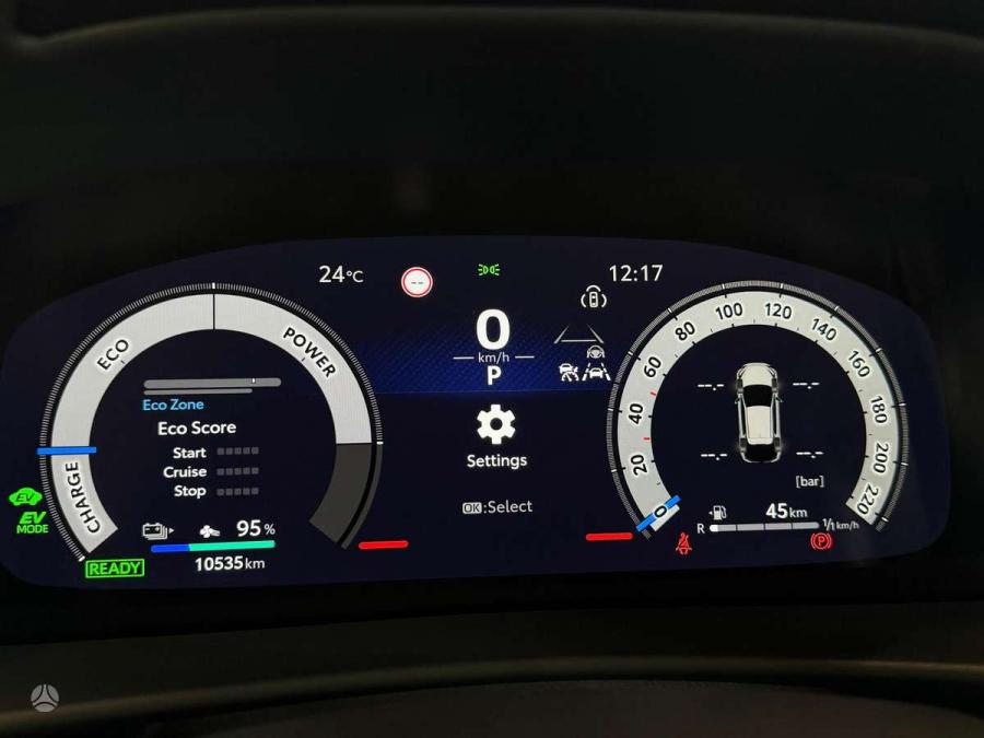 Sarkans Toyota C-HR 2025 Panevēža, ar dzinēja tilpumu 1.99 L un nobraukumu 11 tūkst. km par 36990 €, foto 27 vietnē AUTOMOTO.COM.LV